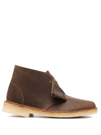 Clarks bottines Desert en cuir - Marron