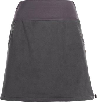 vishes Alternative Bekleidung - Thermorock Warmer Damen Winterrock kurz Minirock aus ECO-Fleece grau 40-42