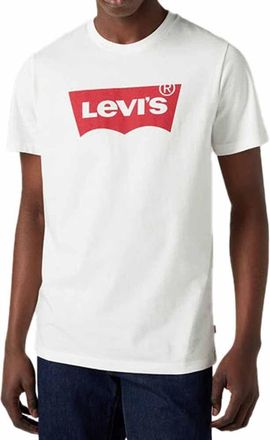 Levi's Herren Graphic Set-In Neck T-Shirt, Batwing Logo, White, XXL