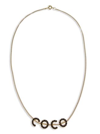 Chanel collier Coco en chaîne (2001) - Or
