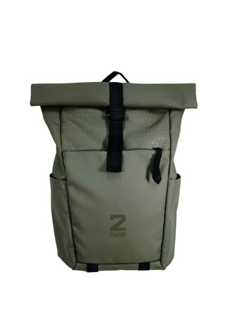 zwei Unisex Rucksack JONA JOR350 - Laptop-Rucksack 15 mit Rolltop, Seiteneingriff, Volumenerweiterung, gepolstertem R&uuml;cken & Gurten - wasserabweisend & rob