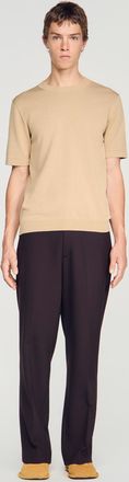 Sandro T-shirt en tricot