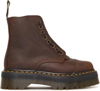 Dr. Martens Schn&uuml;rstiefel Crazy Horse DM40910200 Braun