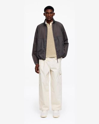 Arket Weite Cargohose -Wei&szlig;