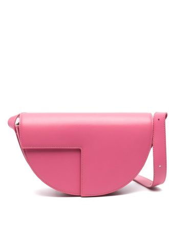 Patou sac port&eacute; &eacute;paule Le Patou en cuir - Rose