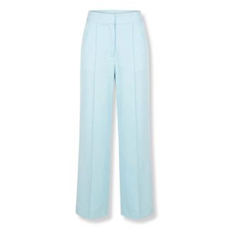 SIMKHAI Femme, Pantalons, Bleu, Taille: 44 FR Kyra Wide-Leg Pantalons
