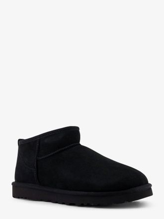 UGG Mens Ankle Boots Classic Ultra Mini Suede Black
