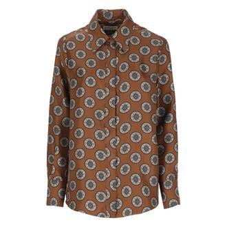 Alberto Biani Seidenhemd - - Blouses & Shirts - Damen - Braun - L