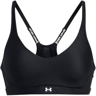 Under Armour Femme UA Infinity Low 2.0 Bra Soutien-Gorge De Sport, Noir/Blanc, M EU