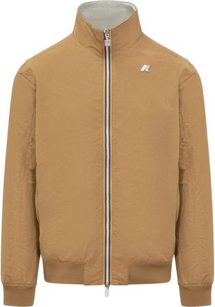 K-Way Homme, Vestes, Brun, Taille: S Arsene Cotton Double