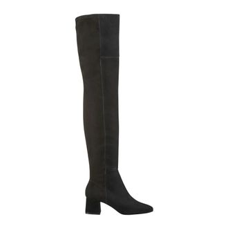 Cosmoparis Femme, Chaussures, Noir, Taille: 38 EU Bottines Montantes Noires Stretch à Talons