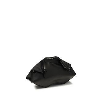 Alexander McQueen Womens Clutch Black Calf Leather Bos