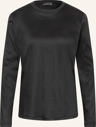 van Laack Van Laack Longsleeve Vl-Mella-pb1 Mit Schmucksteinen schwarz