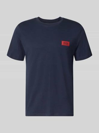 Jack & Jones Regular Fit T-Shirt aus reiner Baumwolle mit Label-Detail
