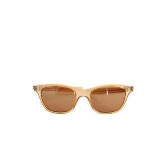 Saint Laurent Pre-owned 140 Lunettes de soleil - Femme - Pre-owned - Orange - Taille: ONE Size