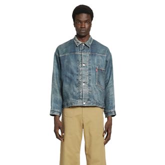 Junya Watanabe Junya Watanabe x Levis Fake Print denim jacket