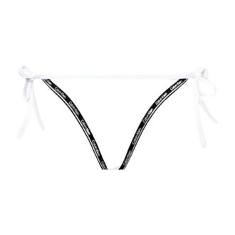 Calvin Klein Side-Tie-Badeanzug - - Swimwear - Damen - Wei&szlig; - M