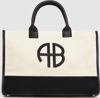 Anine Bing Sac à Main Medium Beige