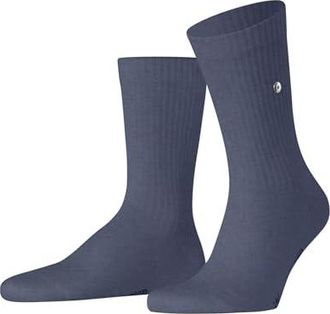 Burlington Bond Street M So coton unies 1 paire, Chaussettes Homme, Bleu Light Jeans 6662, 40-46