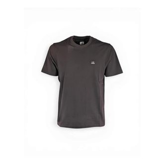 C.P. Company T-Shirt mit Logo-Patch - - Tops - Herren - Blau - 2XL