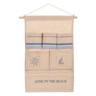 SOLUSTRE Cabilock H&auml;ngende Baumwoll Aufbewahrungstasche mit Mehreren F&auml;chern Wandorganizer f&uuml;r B&uuml;ro Studentenwohnheim und T&uuml;r Strapazierf&auml;higer Wandhalter zur 