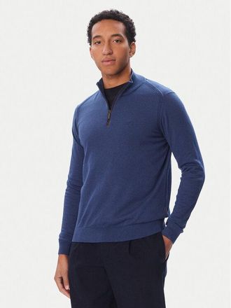 Bugatti Longsleeve 8330-25044F Dunkelblau Regular Fit