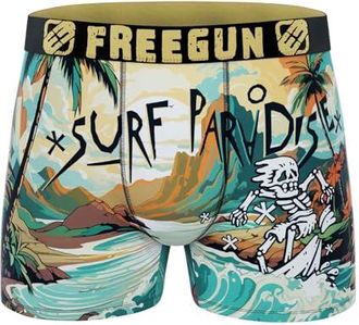 Freegun Boxer Homme Microfibre Wild Life (M, Surf Paradise73)