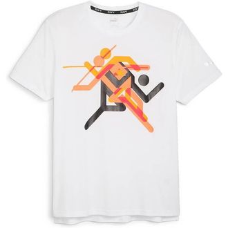 Puma Herren T-Shirt RUN FASTER ICONS GRAPHIC T