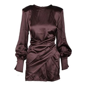 Giulia N Couture Femme, Robes, Brun, Taille: 36 FR Robe femme
