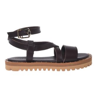 Baldinini Femme, Chaussures, Brun, Taille: 40 EU Sandale en cuir
