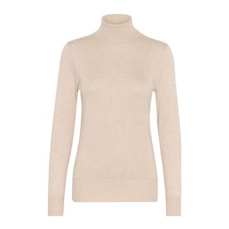 Kaffe Astrid Roll Neck - - Knitwear - Damen - Beige - L