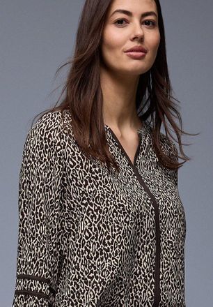 Street One Langarmbluse mit Leoprint