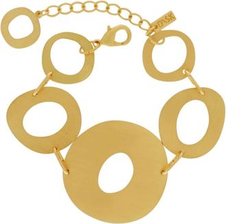 Dansk Copenhagen Mega Circle Bracelet - Femme - Accessoires - Jaune - Taille: ONE Size