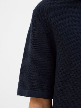 Jack & Jones Plus Size Polokragenpullover JJEGEORGE KNIT POLO SS SN PLS mit Polokragen