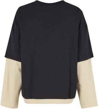 Karl Kani Langarmshirt Karl Kani KK College Oversized Layered Longsleeve (1-tlg)