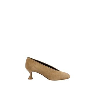 Moschino Femme, Chaussures, Beige, Taille: 37 1/2 EU Escarpins en daim Duck