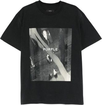 Purple Homme, Tops, Noir, Taille: 2XL Purple Brand T-shirts et Polos