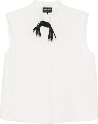 Giorgio Armani Damen, Blusen & Hemden, Wei&szlig;, XSGr&ouml;&szlig;e