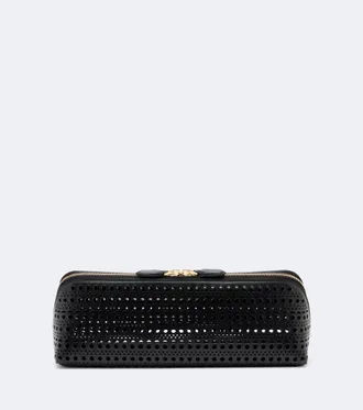 Alaia Ala&iuml;a Clutch Delta Small aus Leder