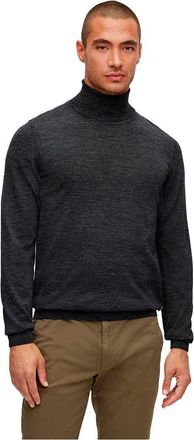 BOSS Herren Rollkragenpullover MUSSO-P aus Wolle Black (85) XXL
