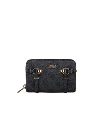 Guess Womens Wallet Coal Logo Polyurethane Bags