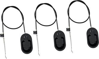 NUOBESTY 3 St&uuml;ck Teiliges Schwarzer Aluminium metallzuggriff f&uuml;r Relaxsessel Ergonomischer Sofa liegestuhl Ersatzhebel mit Passendem M&ouml;belbeschlag Einfache Mon