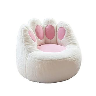 Generic Housse de pouf patte de chat (rembourrage non inclus) - Adorable canap&eacute; paresseux pour d&eacute;coration de salon et de chambre &agrave; coucher - Parfait pour adul