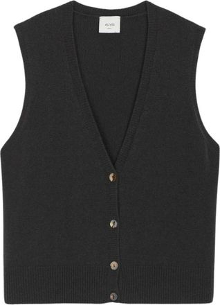 Alysi Weste aus Kaschmir - - Knitwear - Damen - Braun - M