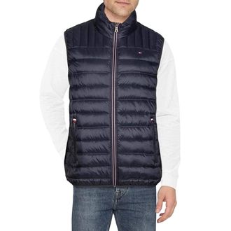 Tommy Hilfiger Herren Lightweight Packable Puffer Vest Daunenweste, Mitternacht/Ausflug, einfarbig (Midnight//Getaway Solids), 2X