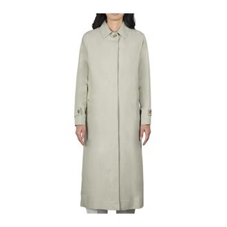 Moorer Femme, Manteaux, Vert, Taille: 40 FR Rixta Trench Coat