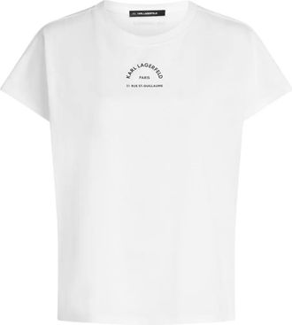 Karl Lagerfeld t-shirt Rue St-Guillaume - Blanc