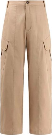 Pinko Pinko, Femme, Pantalons, Brun, Taille: 36 FR Wide Pantalons