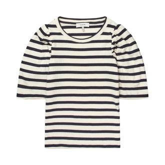 Munthe Femme, Tops, Blanc, Taille: 46 FR Jikolaz T-shirt