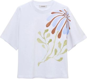Dorothee Schumacher Femme, Tops, Multicolore, Taille: 42 FR Daydream Flower T-Shirt